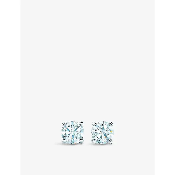 Tiffany & Co. Solitaire Diamond Earrings