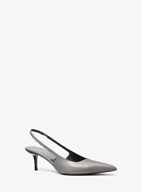 Michael Kors Emma Leather Slingback Pumps