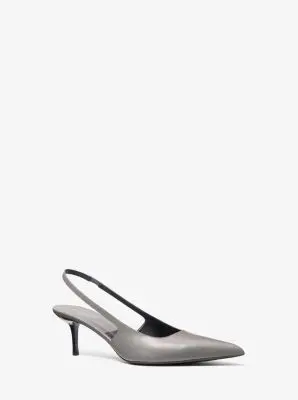 Michael Kors Emma Leather Slingback Pumps