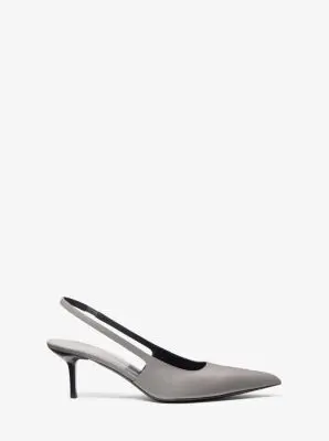 Michael Kors Emma Leather Slingback Pumps