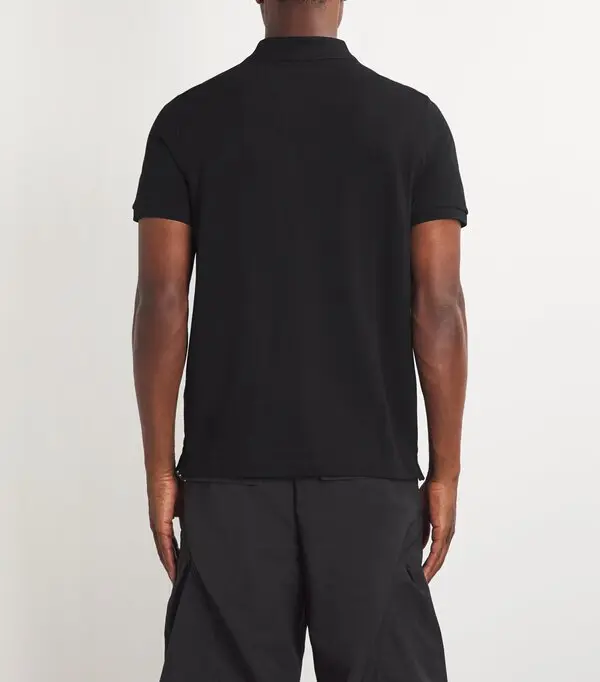 Moose Knuckles Logo Polo Shirt - Black