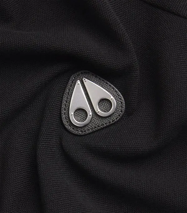 Moose Knuckles Logo Polo Shirt - Black