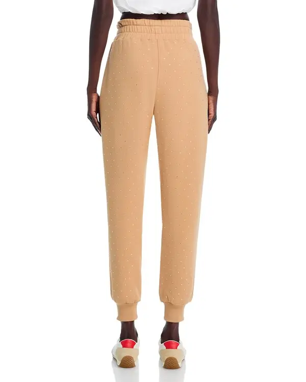 Generation Love Ruel Crystal Embellished Sweatpants - Camel