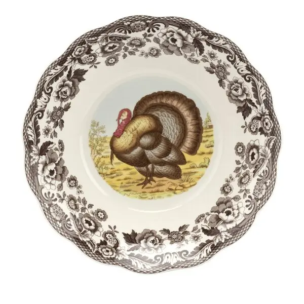SPODE Woodland Turkey Daisy Bowl