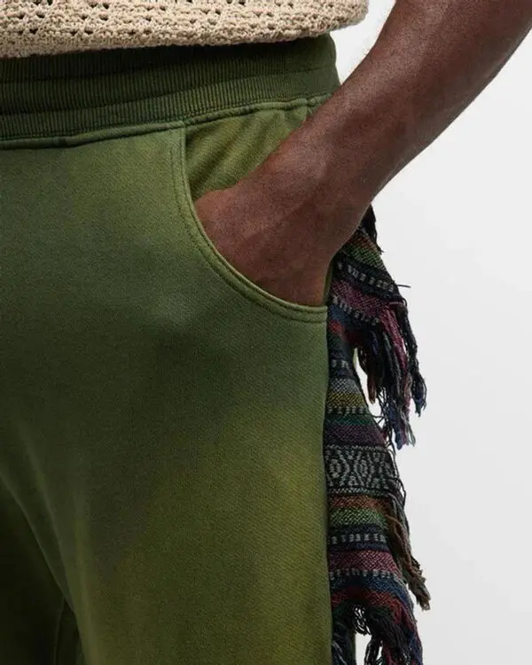Alchemist Apos;s Know U Riders Fringe Jogger Pants - Moss