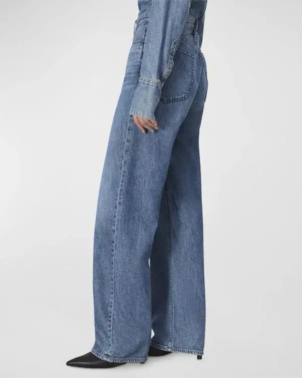 Rag & Bone Featherweight Logan Wide-leg Jeans - River