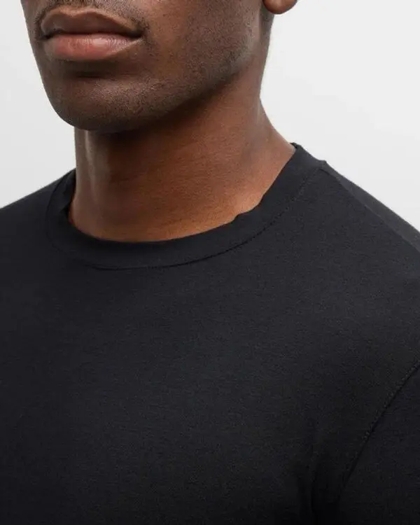 Giorgio Armani Apos;s Mr. Armani Solid T-shirt - Black