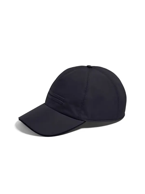 Zegna Technical Fabric Baseball Cap - Dark Blue