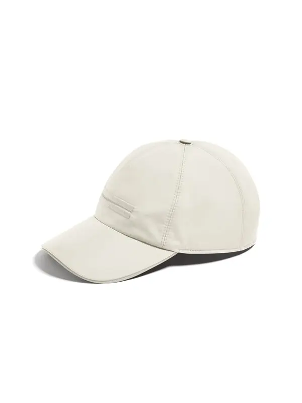 Zegna Technical Fabric Baseball Cap - White