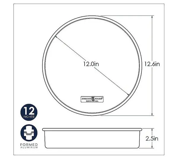 NORDICWARE Naturals 12' Layer Cake Pan