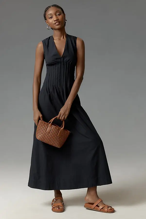 cut out leather dress Deep Neck Slit Hem Faux Leather Dress