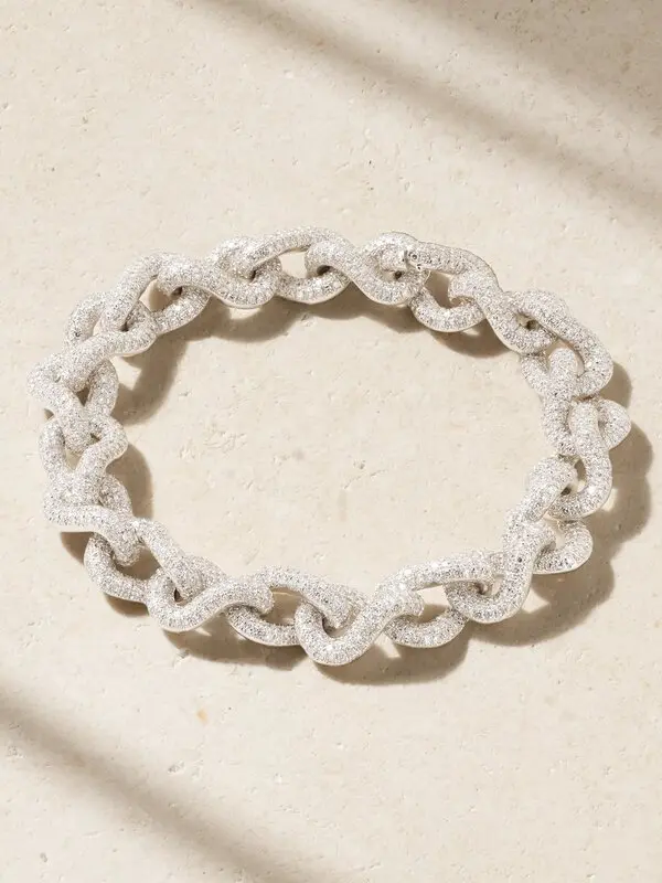 Shay Infinity Link Diamond Bracelet - Gold