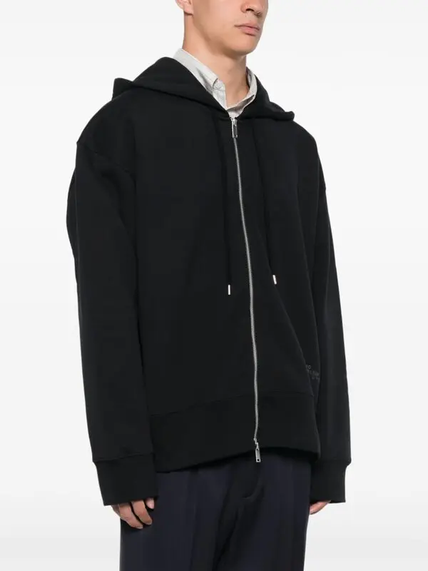 Studio Nicholson Logo-print Zip-up Hoodie