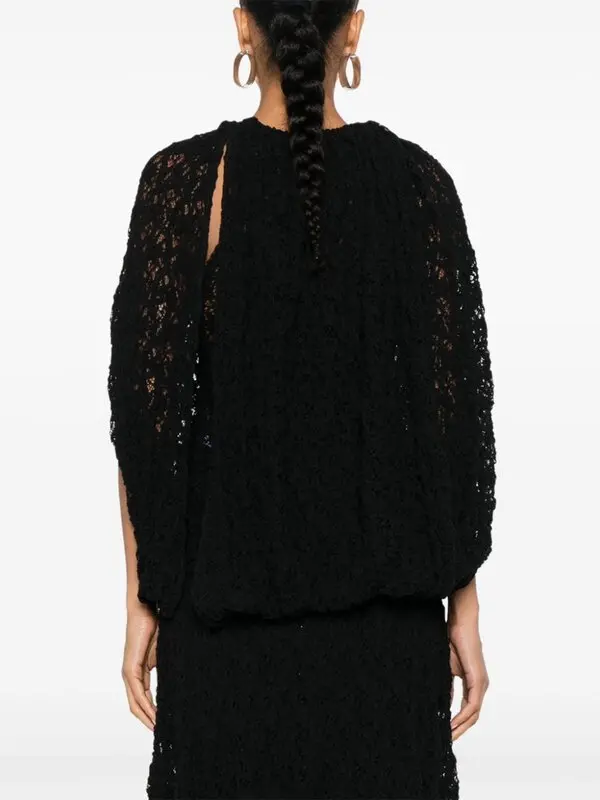 JIL SANDER Lace-embroidered Blouse
