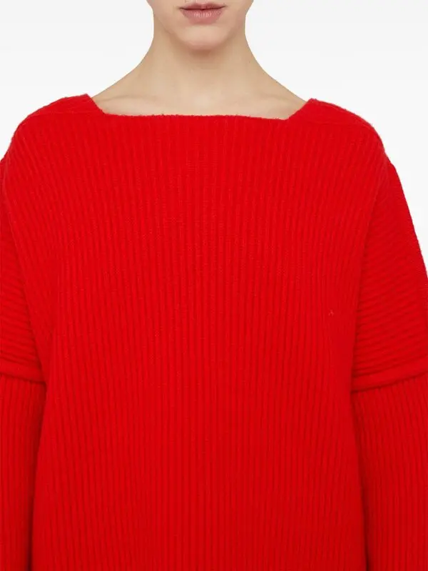 JIL SANDER Raised-seam Sweater