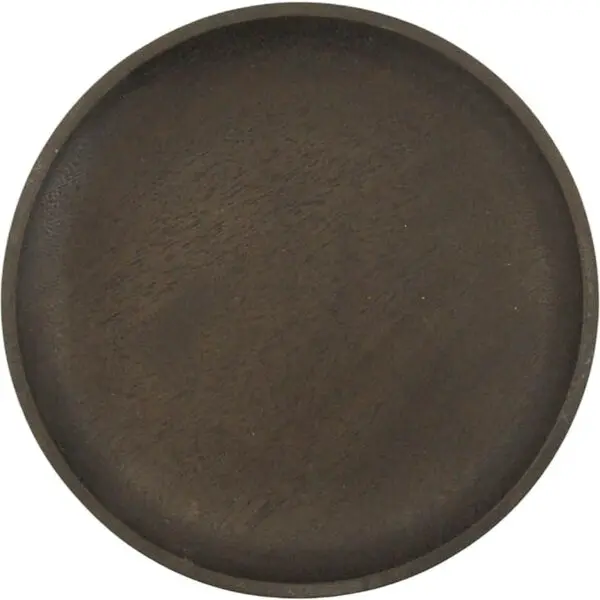CHECHEN WOOD DESIGN Rosa Morada Wooden Small Plate - Black