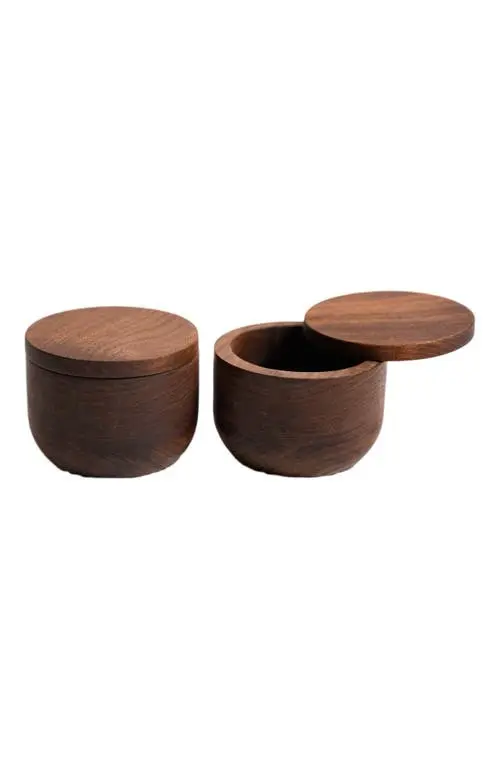 CHECHEN WOOD DESIGN Kambur Spice Cellar - Natural Walnut