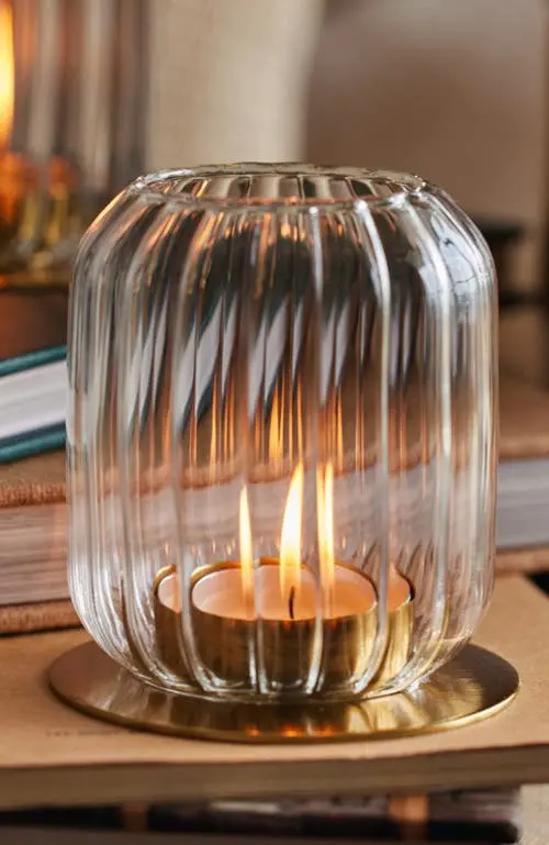 FLECK Kira Glass Lantern Set Of 2