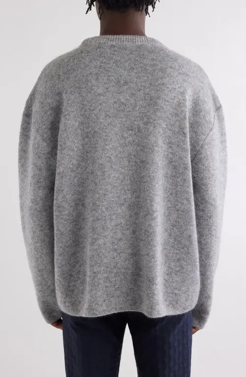 Givenchy Cat Mohair-Blend Sweater In Grey - 70% Off