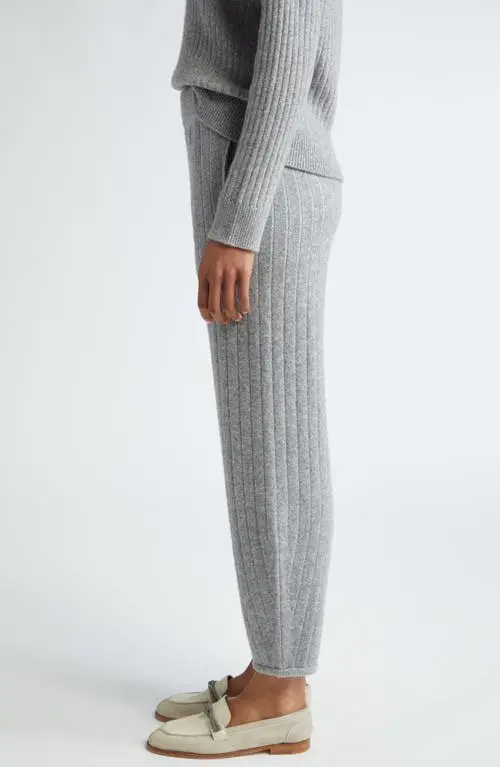Eleventy Virgin Wool & Cashmere Rib Sweater Joggers