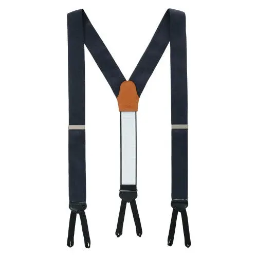 Trafalgar Banbury Paisley Silk Formal Suspender - Black