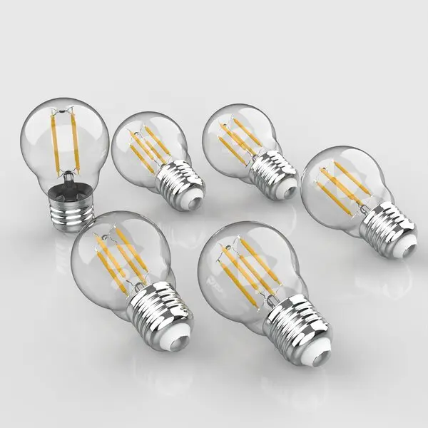 JONATHAN Y Classic Non-dimmable G45-4w Led Edison Bulbs With E26 Base, 80+ Cri, Warm White 2700k, 420 Lumens - Clear