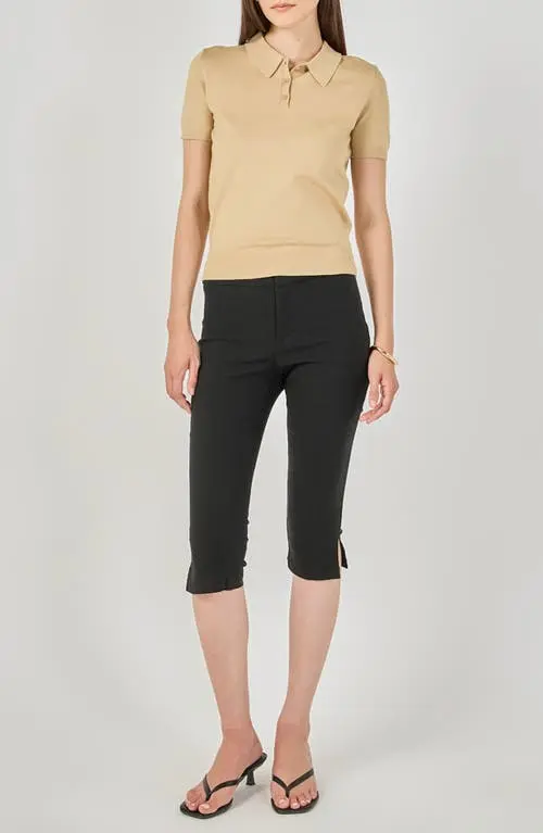 Endless Rose Polo Sweater - Tan