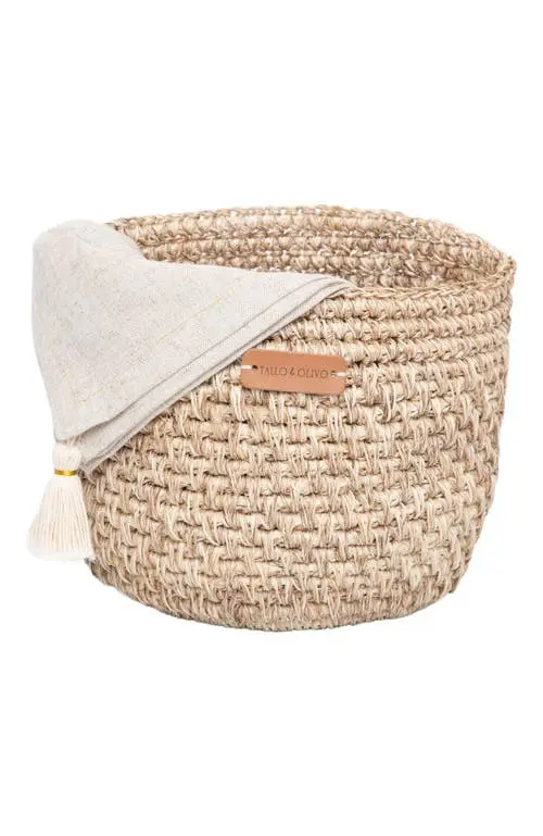 TALLO DE OLIVO Fique Bread Basket