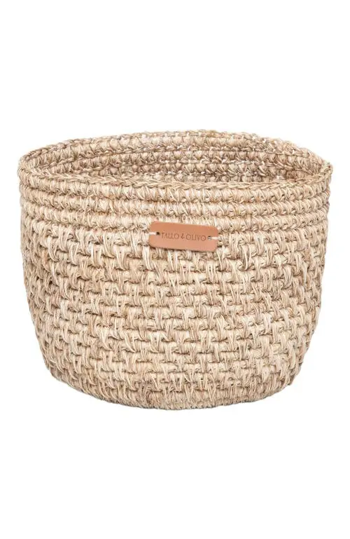 TALLO DE OLIVO Fique Bread Basket