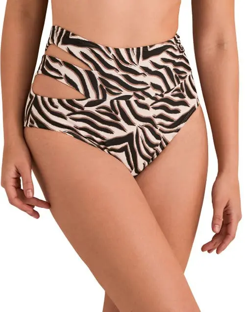 ADORE ME Demi High-waist Bikini Bottom - Animal Beige