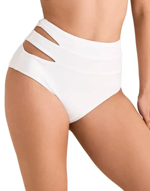 ADORE ME Demi High-waist Bikini Bottom - White