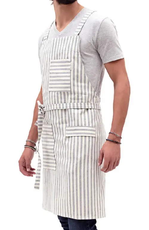 MEEMA Crossback Bib Apron - Striped