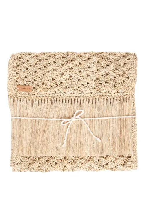 TALLO DE OLIVO Fique Knots Table Runner - Natural