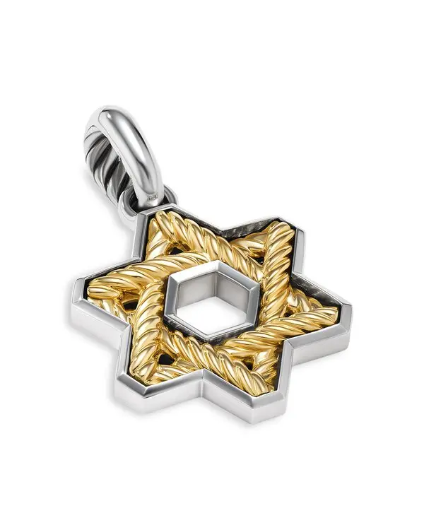 David Yurman Amulets Star Of David Pendant - Gold/silver