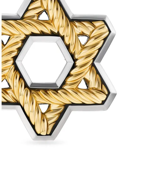 David Yurman Amulets Star Of David Pendant - Gold/silver