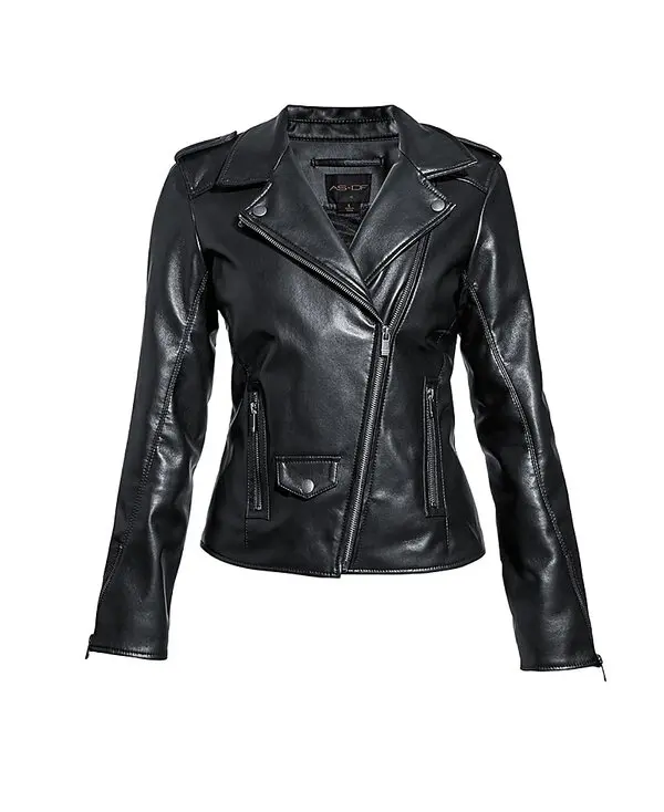 AS By DF Cult Recycled Leather Jacket - Black
