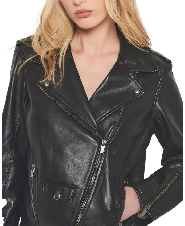AS By DF Cult Recycled Leather Jacket - Black