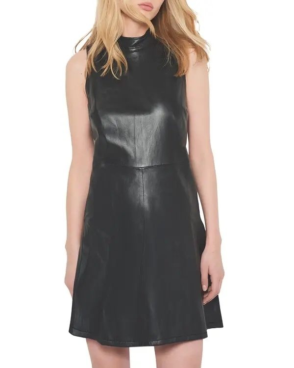 AS By DF Crawford Upcycled Leather Dress