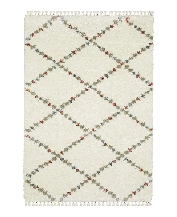 ORIENTAL WEAVERS Axis Ax08a Area Rug, 6'7 X 9'6 - Ivory