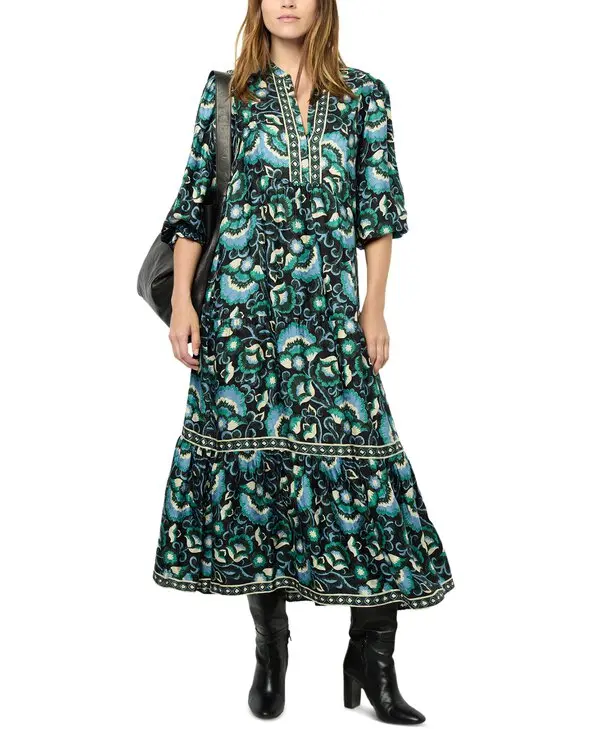 Gerard Darel Sanda Maxi Dress In Green - 60% Off | Editorialist