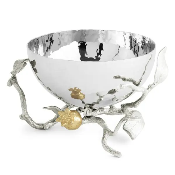 Michael Aram Pomegranate And Gold Nut Bowl