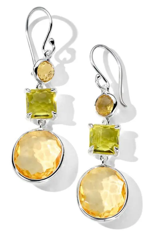 Ippolita Rock Candy Citrine Drop Earrings - Silver
