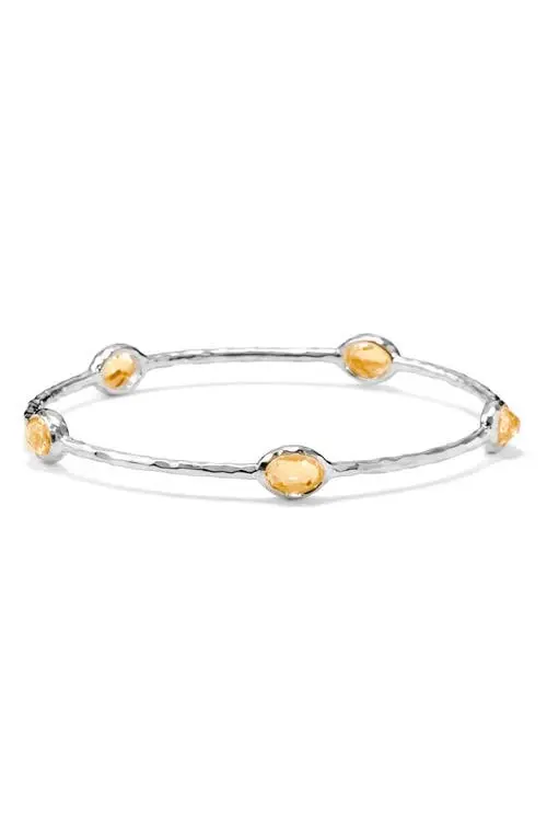 Ippolita Rock Candy Citrine Station Bangle - Honey Citrine