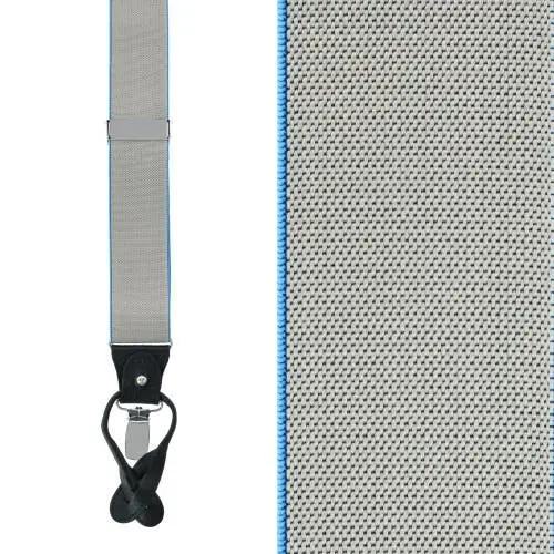 Trafalgar Maddox 35mm Convertible Suspenders - Khaki