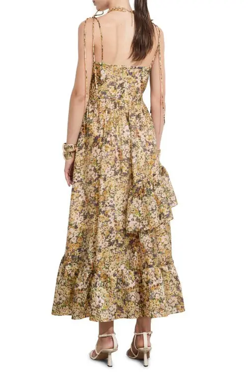 layered ruffle dress other stories & OTHER STORIES Tiered Ruffle Midi Dress