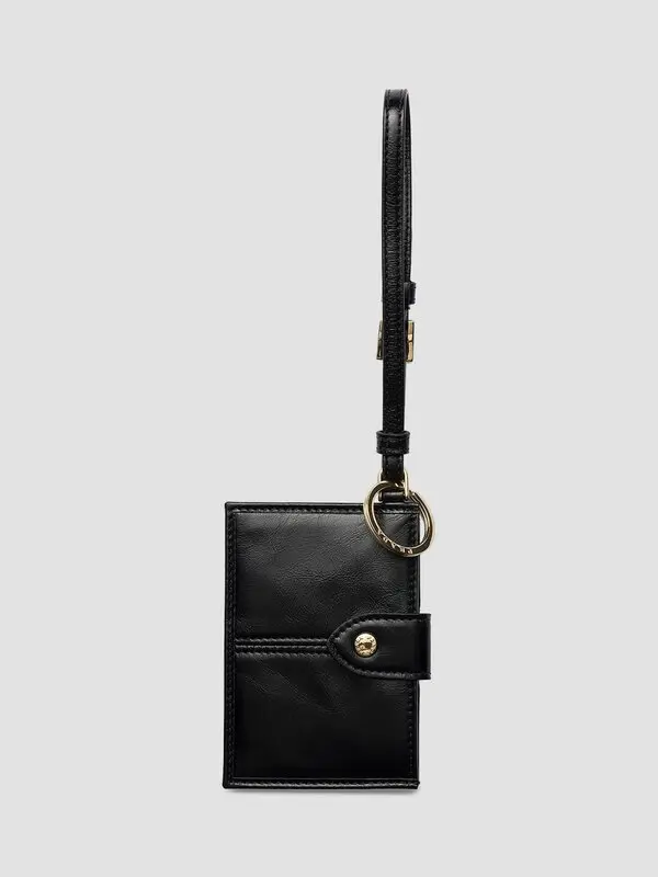 Prada Leather Card Holder - Black