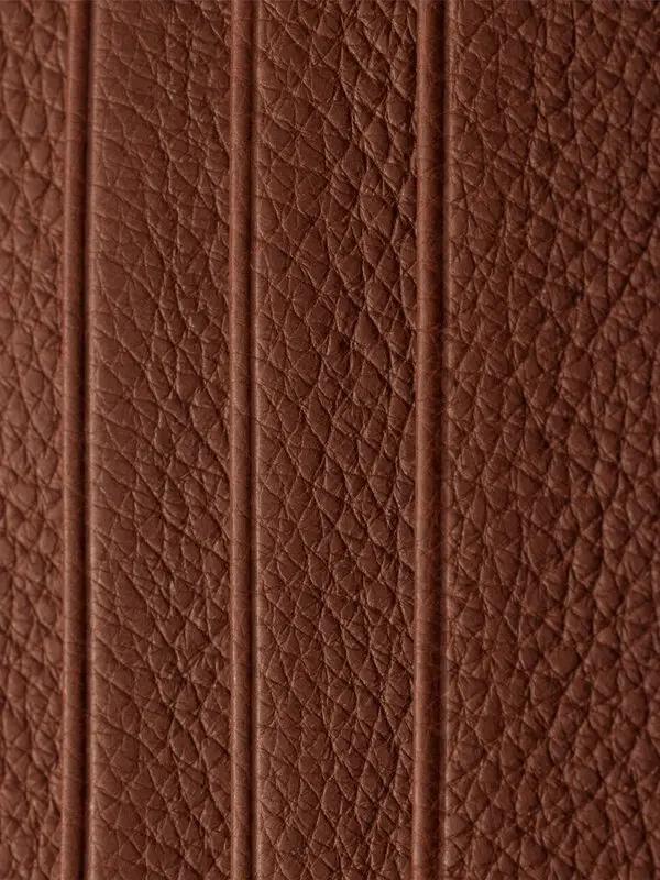 Prada Leather Card Holder - Brown