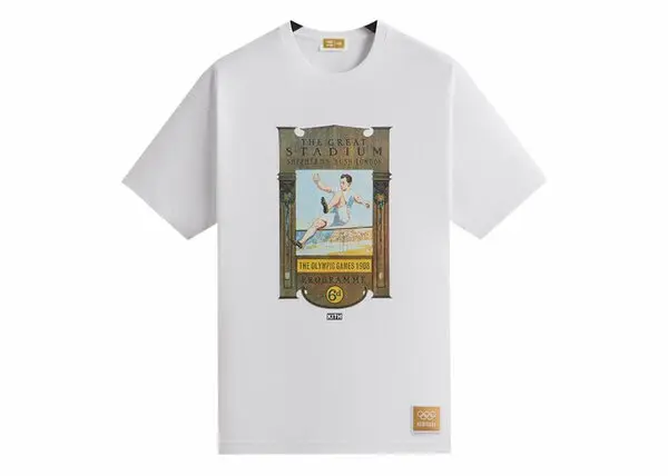 Kith Olympics Heritage London 1908 Vintage Tee Shirt