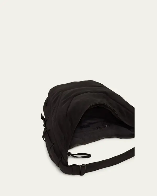 LEMAIRE Large Soft Game Shoulder Bag - Black