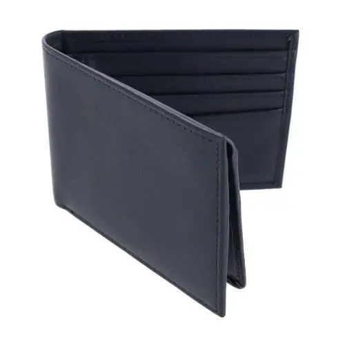 Trafalgar Sergio Genuine Leather Rfid Bi-fold Passcase Wallet - Black
